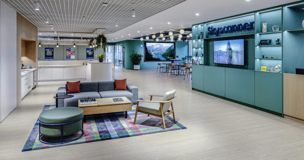 Skyscanner Office Fit Out Glasgow | BW Workplace Experts